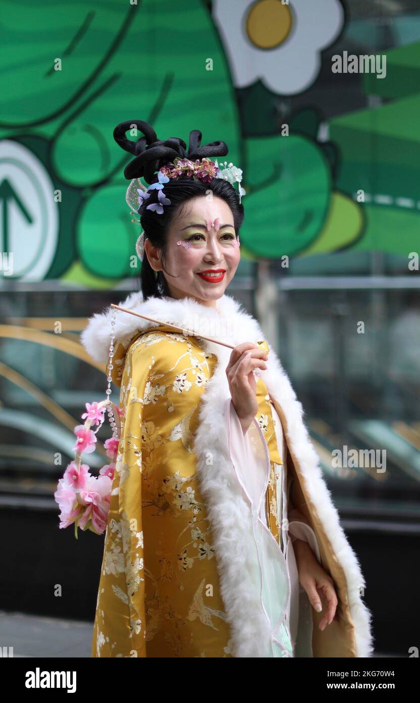Hundreds of Hanfu enthusiasts participated in the 8th Shenyang Hanfu ...