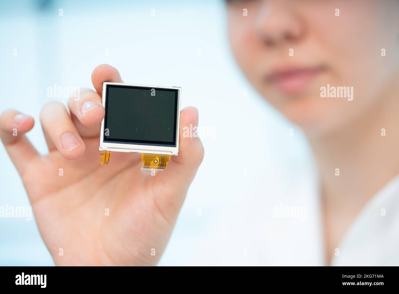 modern display based on organic light-emitting diodes Stock Photo - Alamy