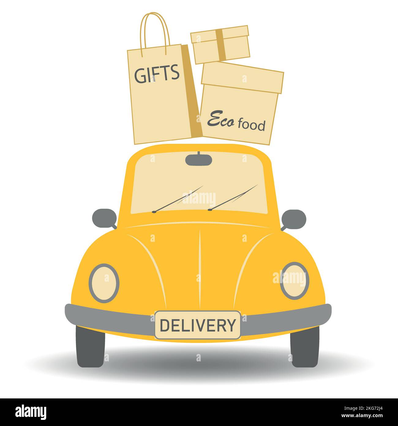 Retro delivery vehicle hi-res stock photography and images - Alamy