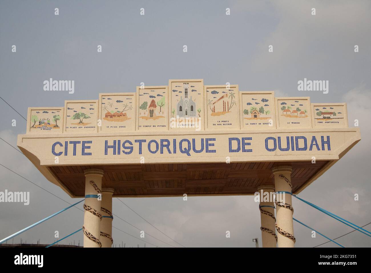 Entrance Arch to Ouidah, Benin, West Africa Stock Photo - Alamy