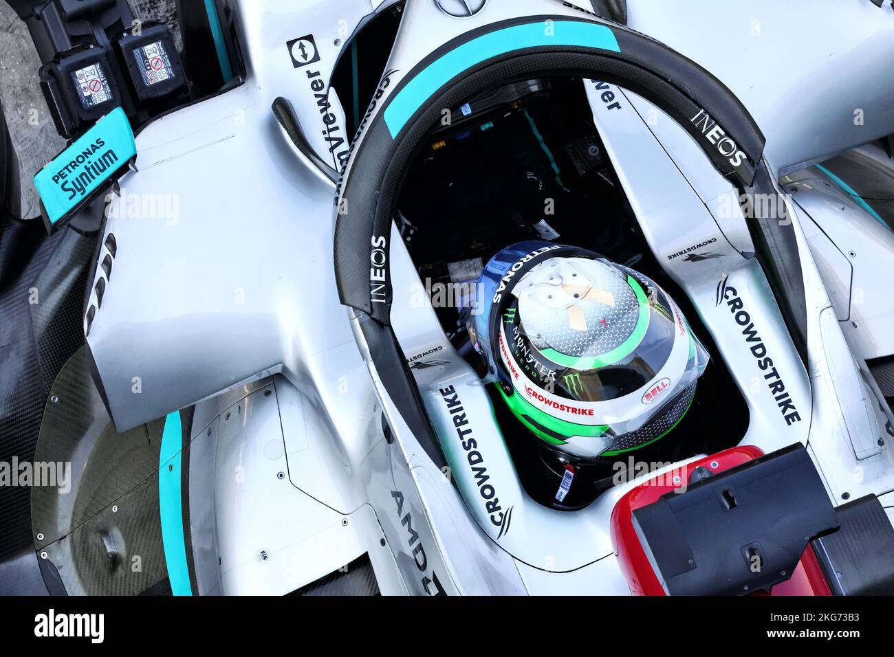 Abu Dhabi, Abu Dhabi. 22nd Nov, 2022. Frederik Vesti (DEN) Mercedes AMG ...