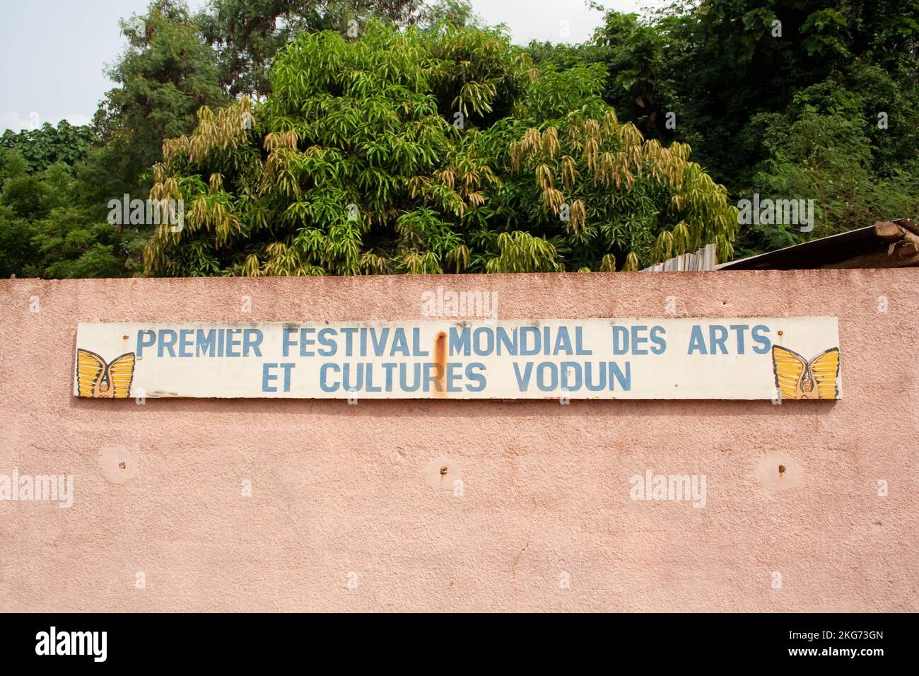 Sign for First International Voodou Festival (1992), Kpasse Sacred ...