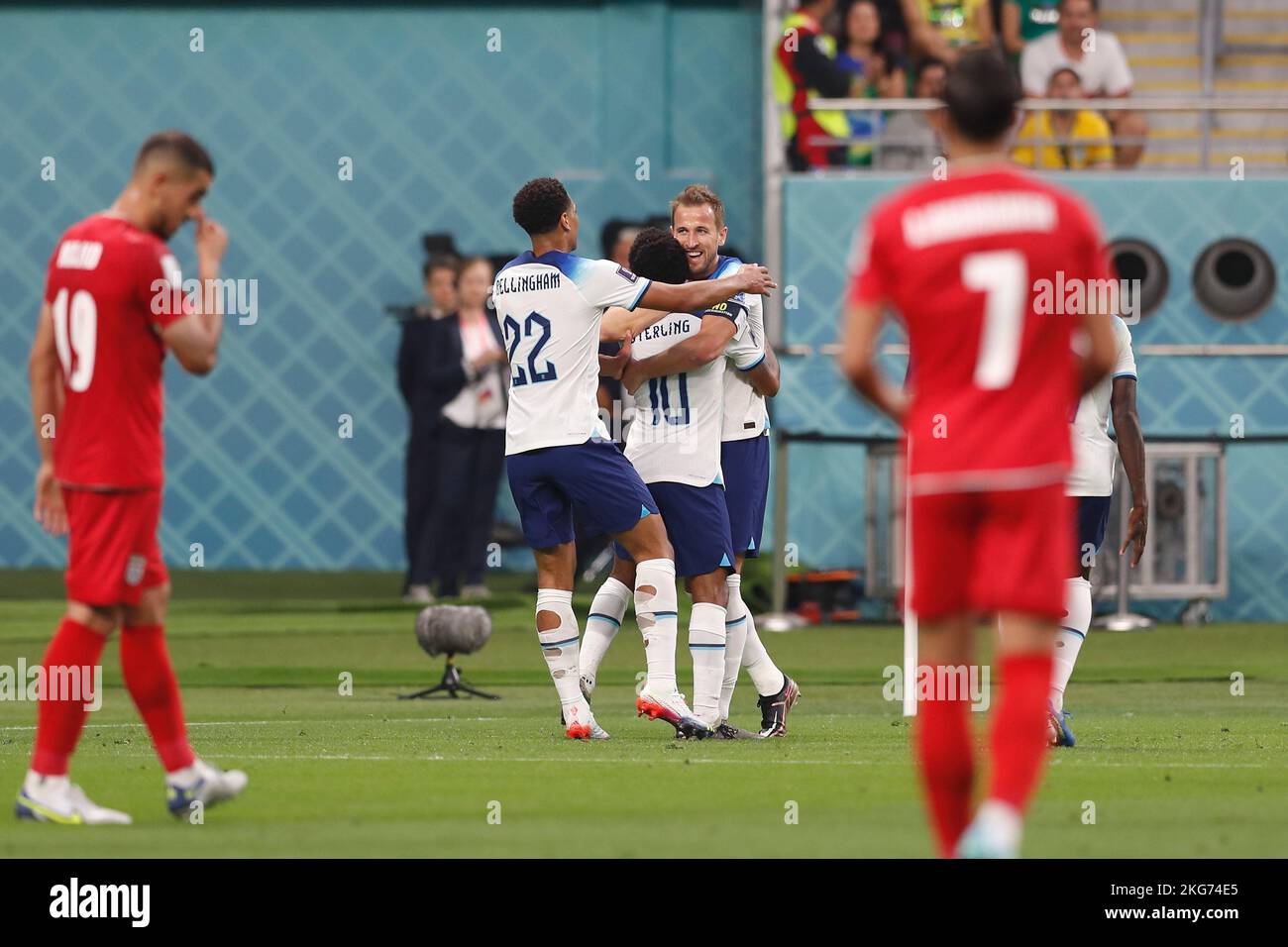 Al Rayyan, Qatar. 21st Nov, 2022. England team group (ENG) Football ...