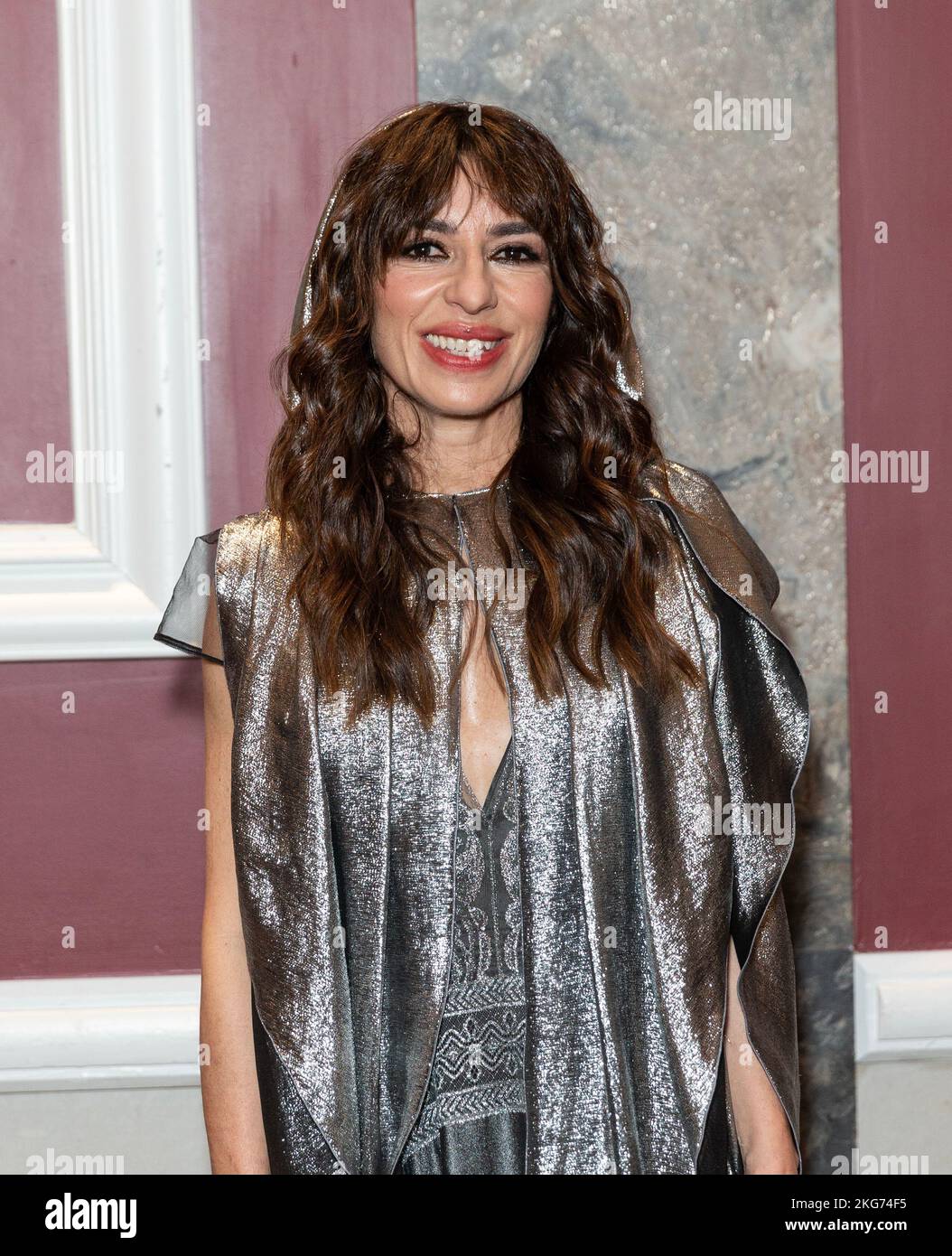 Sabrina Impacciatore wearing dress by Alberta Ferretti attends 50th ...