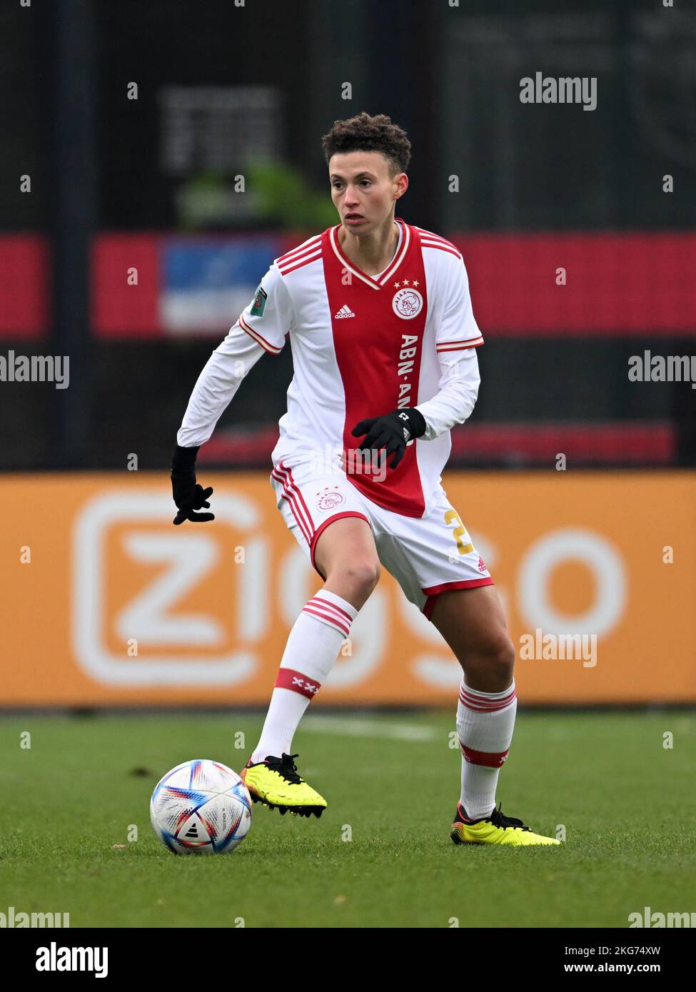 AMSTERDAM - Kay-Lee de Sanders of Ajax Women during the Dutch ...