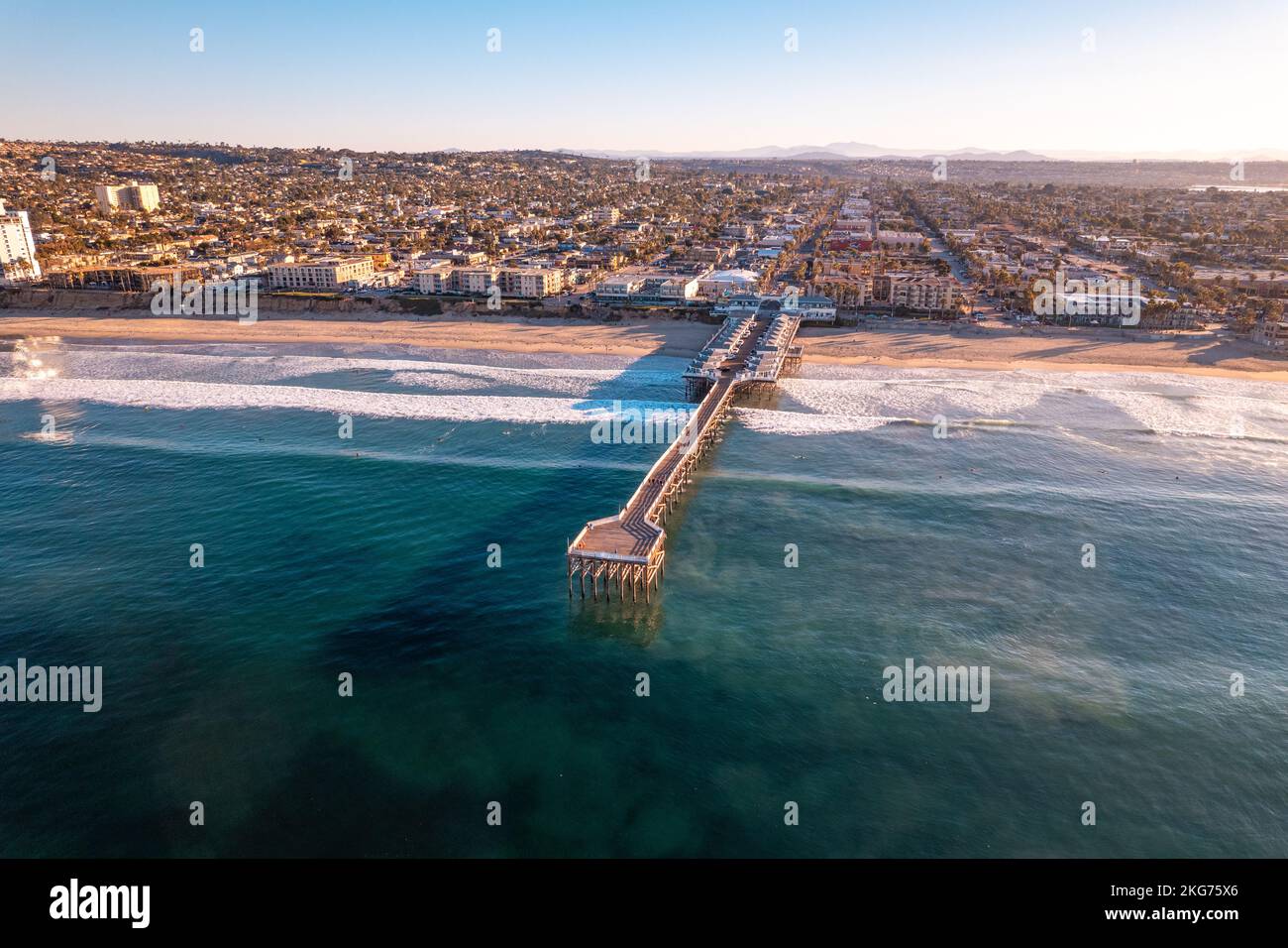 Mission beach pier hi-res stock photography and images - Alamy