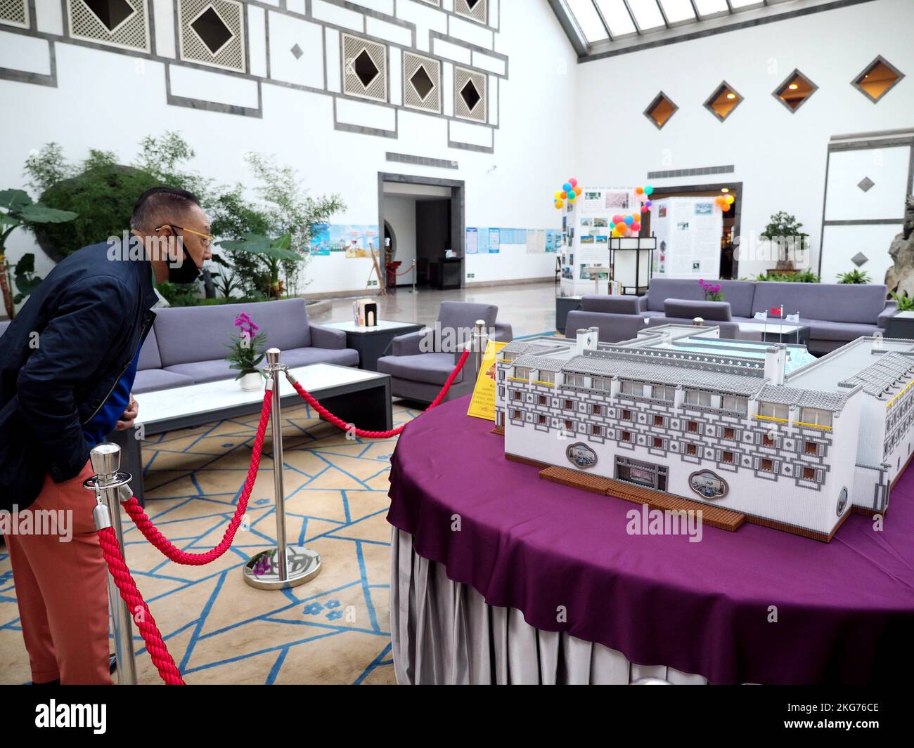 People are visiting the IeohMing Pei Architecture Art Exhibition at ...