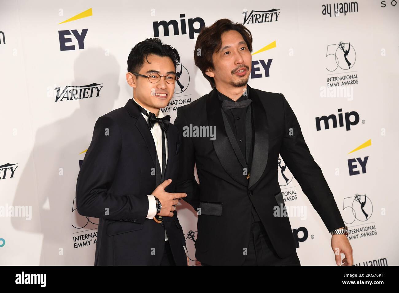 Rand Ang and Marcus Chiau walking the red carpet at the International ...