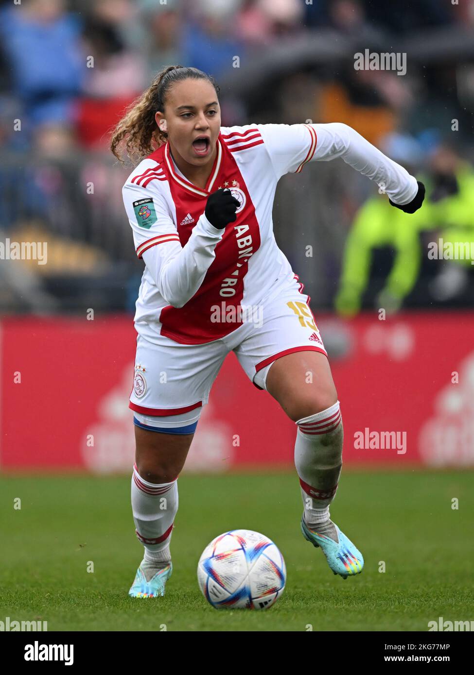 AMSTERDAM - Chasity Grant of Ajax Women during the Dutch Eredivisie women's match between Ajax ...