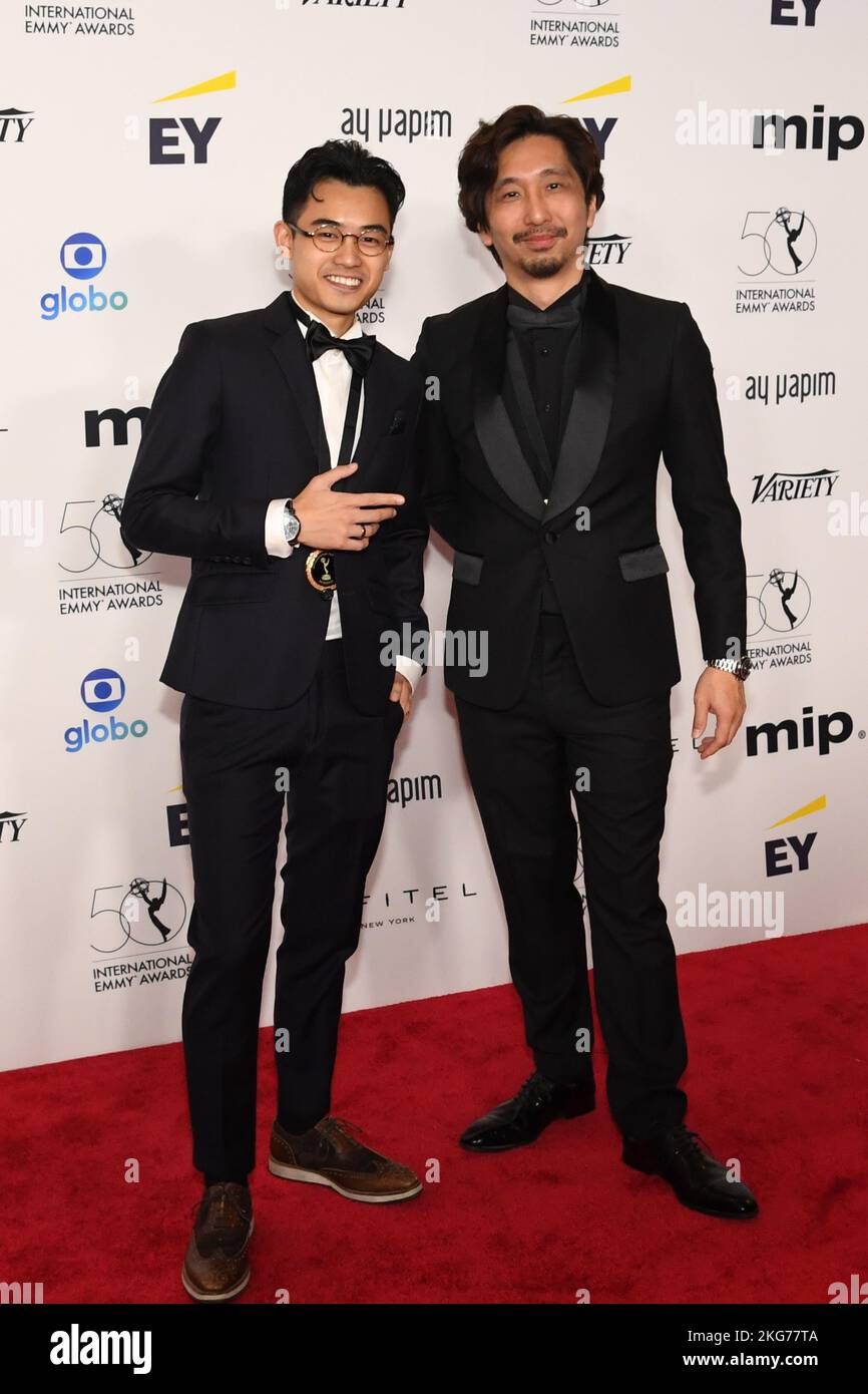 Rand Ang and Marcus Chiau walking the red carpet at the International ...
