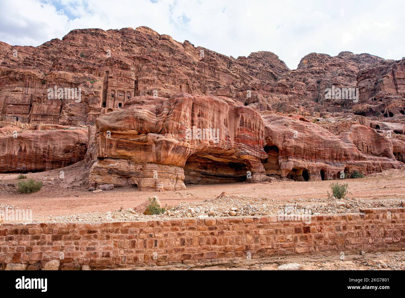 Ruins of an ancient city Petra. Jordan Kingdom Stock Photo - Alamy