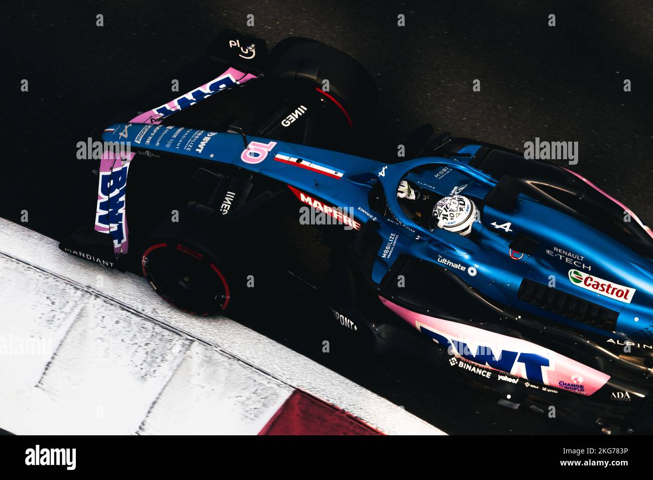 Abu Dhabi, Abu Dhabi. 22nd Nov, 2022. Pierre Gasly (FRA) Alpine F1 Team ...