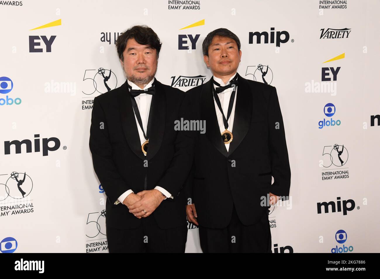 Masaru Zenke and Kohta Matsushima walking the red carpet at the ...