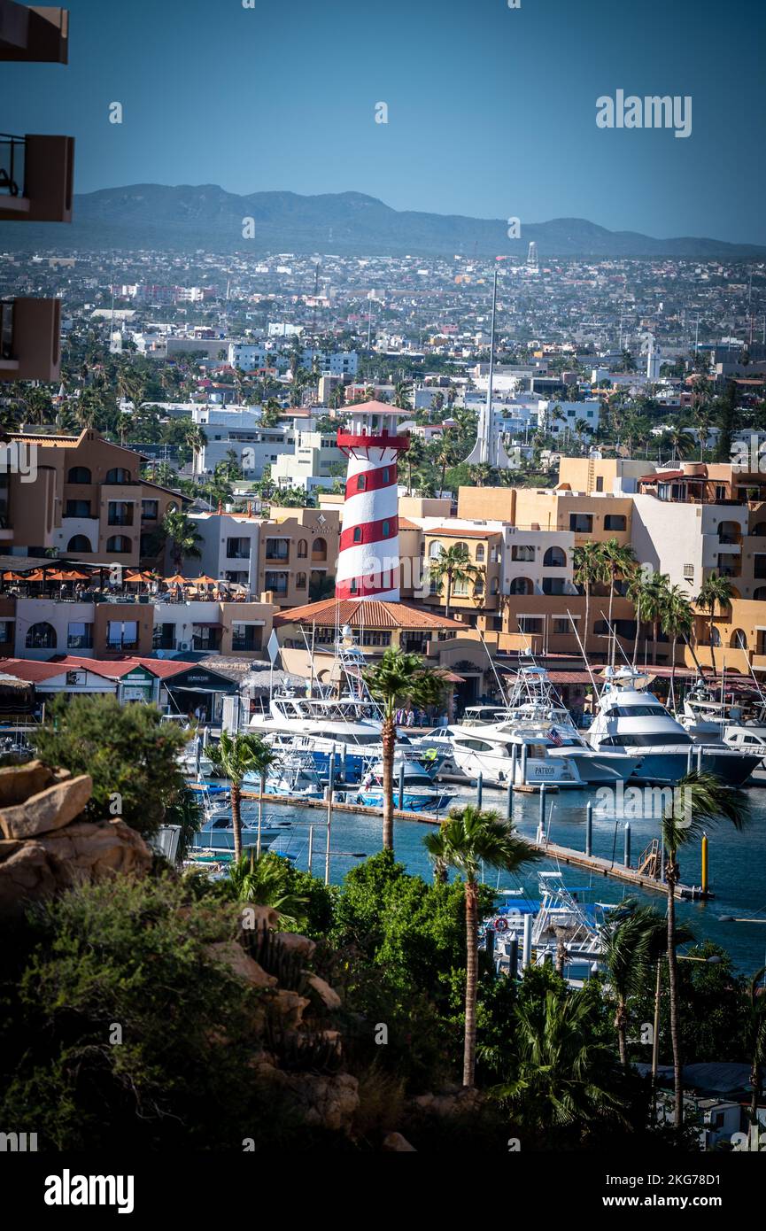 The Lighthouse in Cabo San Lucas Mexico Stock Photo - Alamy