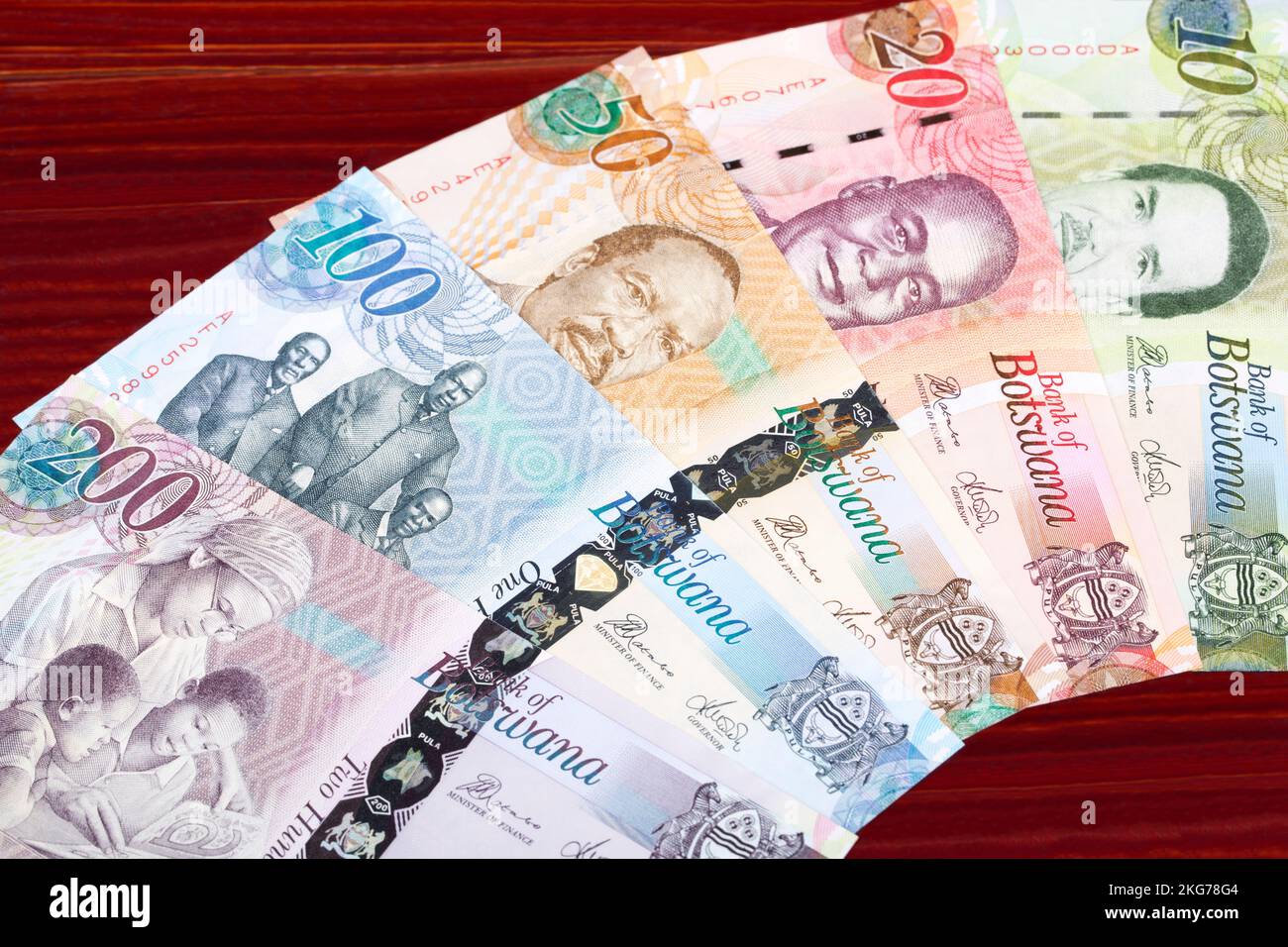 Botswana Money Pula A Business Background Stock Photo Alamy