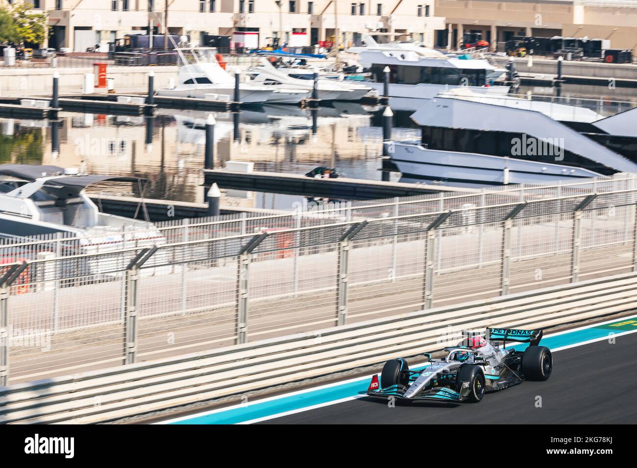 Abu Dhabi, Abu Dhabi. 22nd Nov, 2022. George Russell (GBR) Mercedes AMG ...