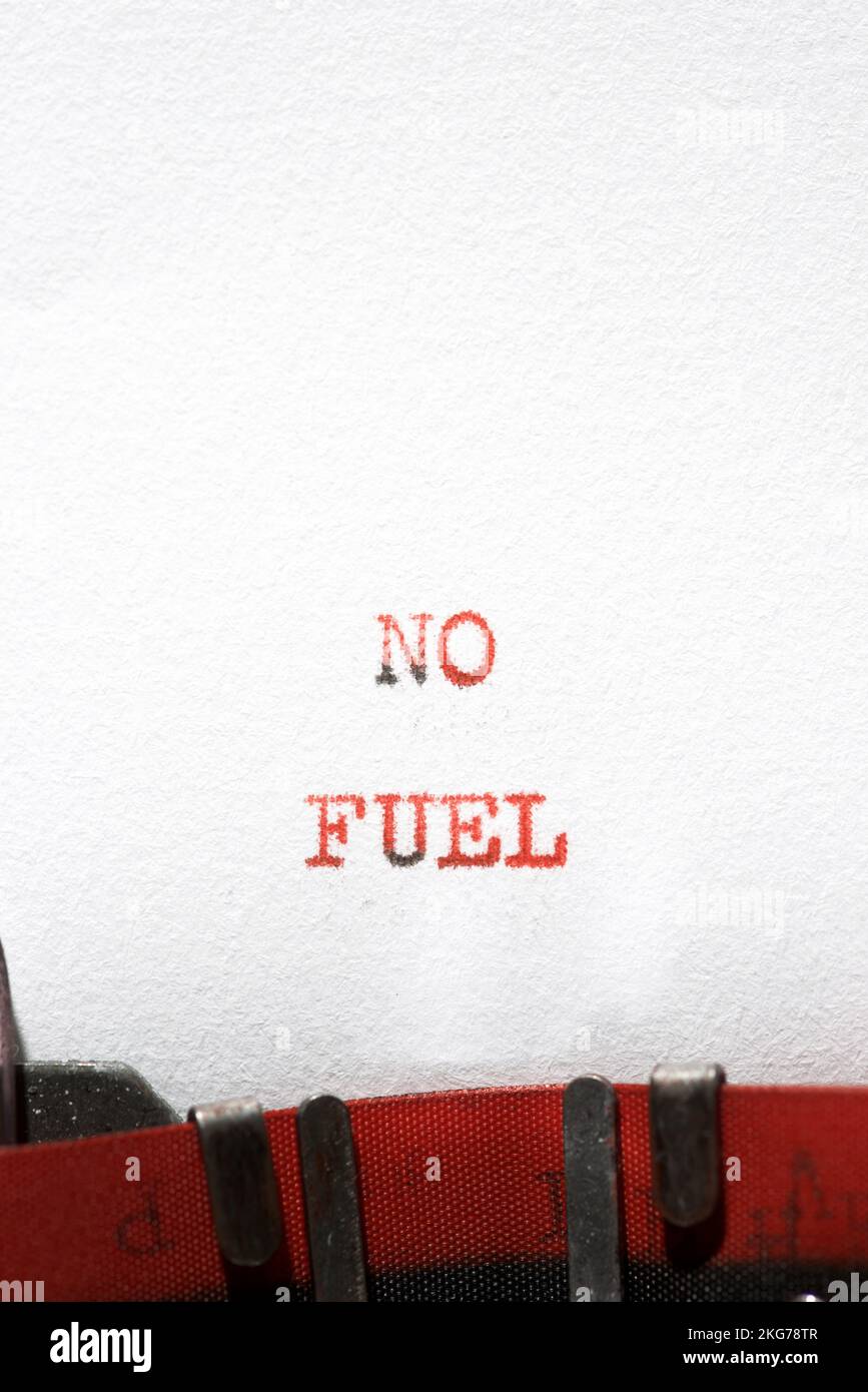 Warning no fuel for hi-res stock photography and images - Alamy