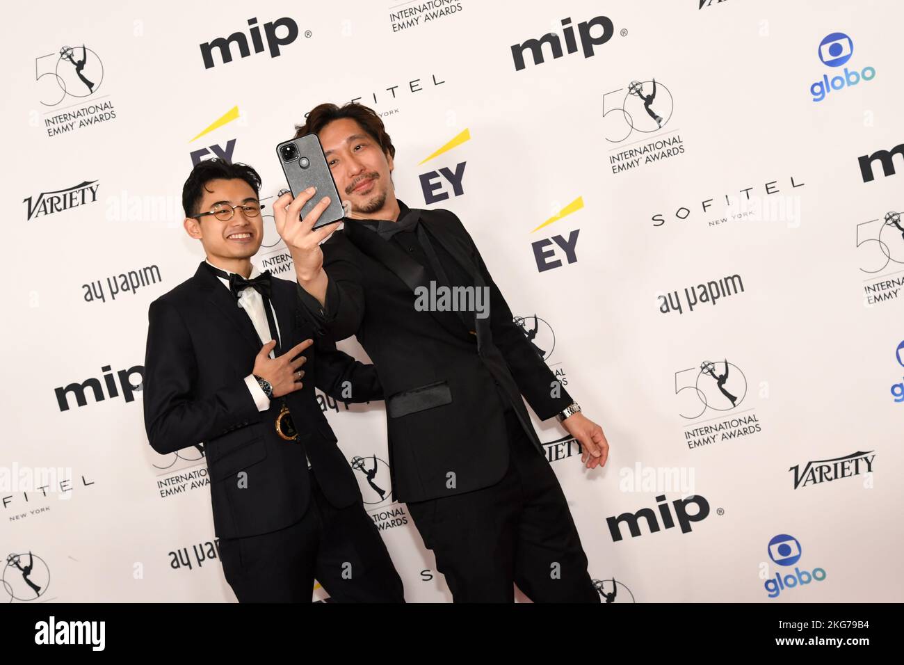 Rand Ang and Marcus Chiau walking the red carpet at the International ...