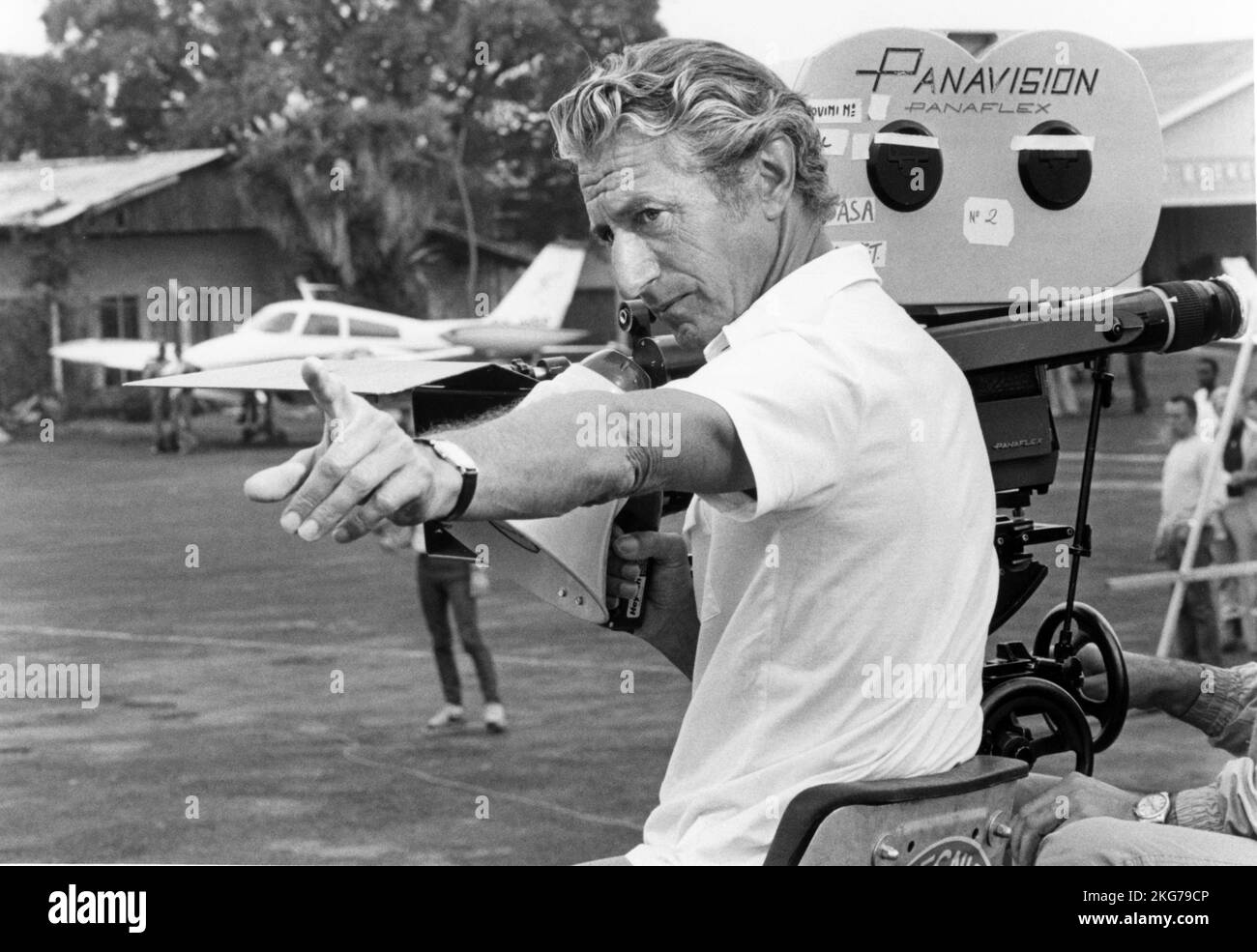 Director John Guillermin on the set. Sheena Year: 1984 UK / USA Stock ...