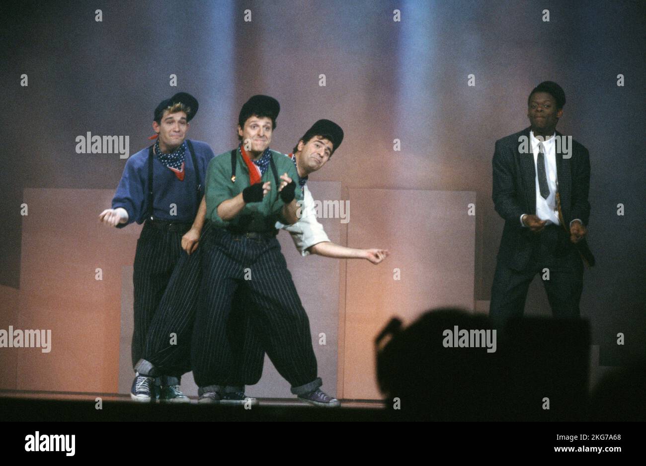 The band Bill Baxter with Tippa Irie on the set of the TV show 'Lahaye ...