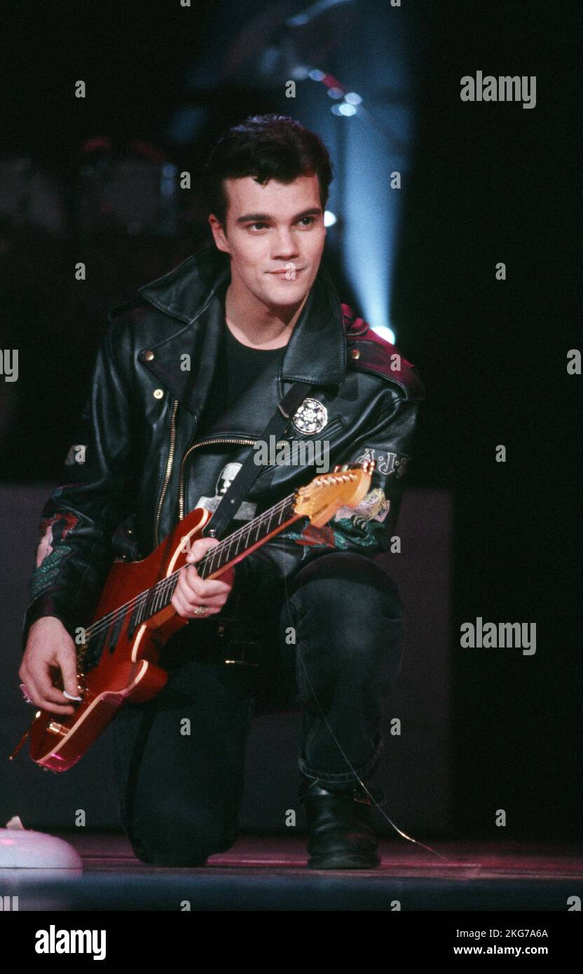 Axel Bauer on the set of the TV show 'Lahaye d'honneur' on TF1 on 1 ...