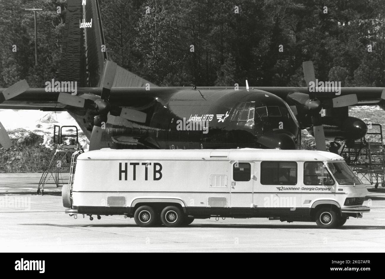 Van used as a mobile data centre during Lockheed Georgia Company ...