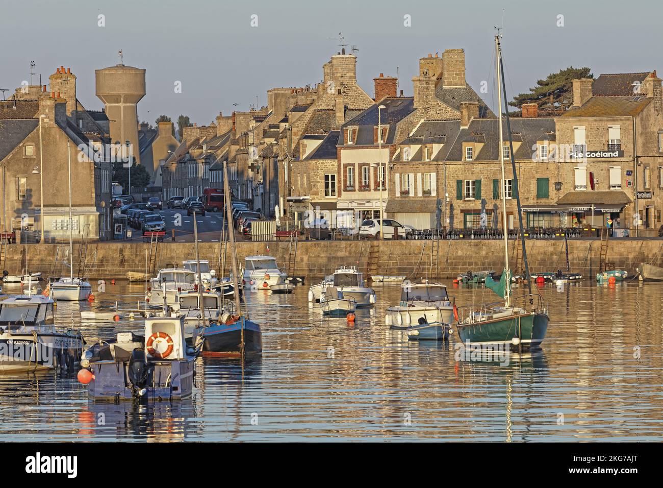 France, Manche. Barfleur port, member of the "Plus Beaux Villages de ...