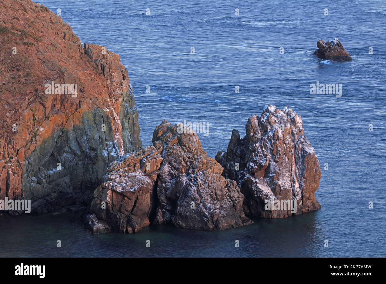 France, Cotentin Cap de la Hague, the Nez de Jobourg, classified site ...