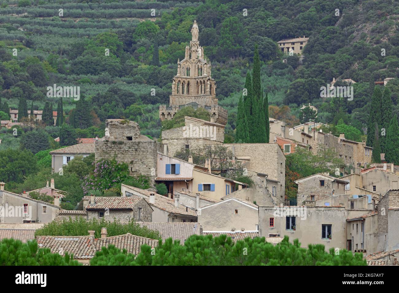 France, Drôme Nyons, the Tour Randonne, the Notre-Dame-de-Bon-Secours ...