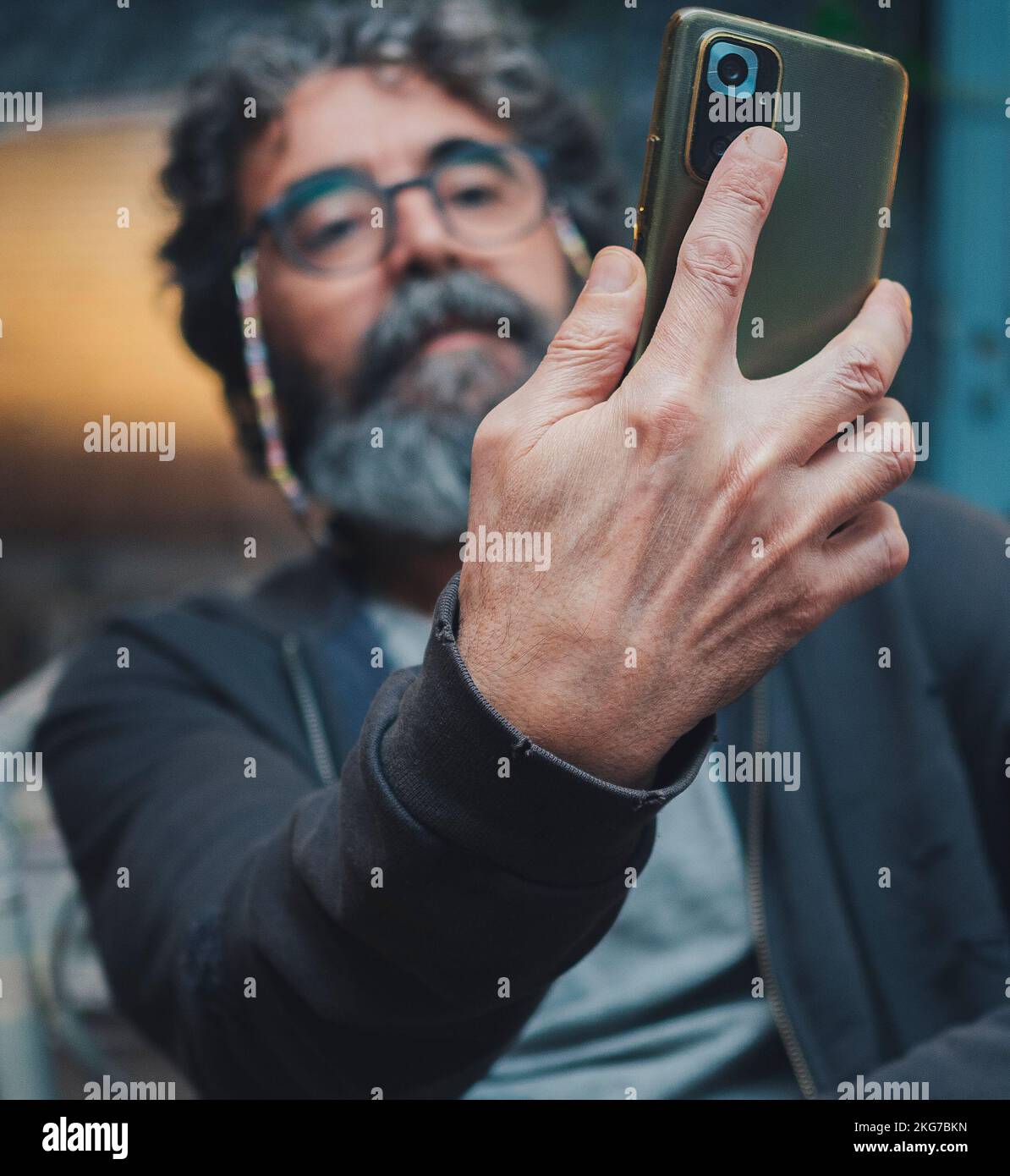 Self portrait attractive trendy hi-res stock photography and images - Alamy