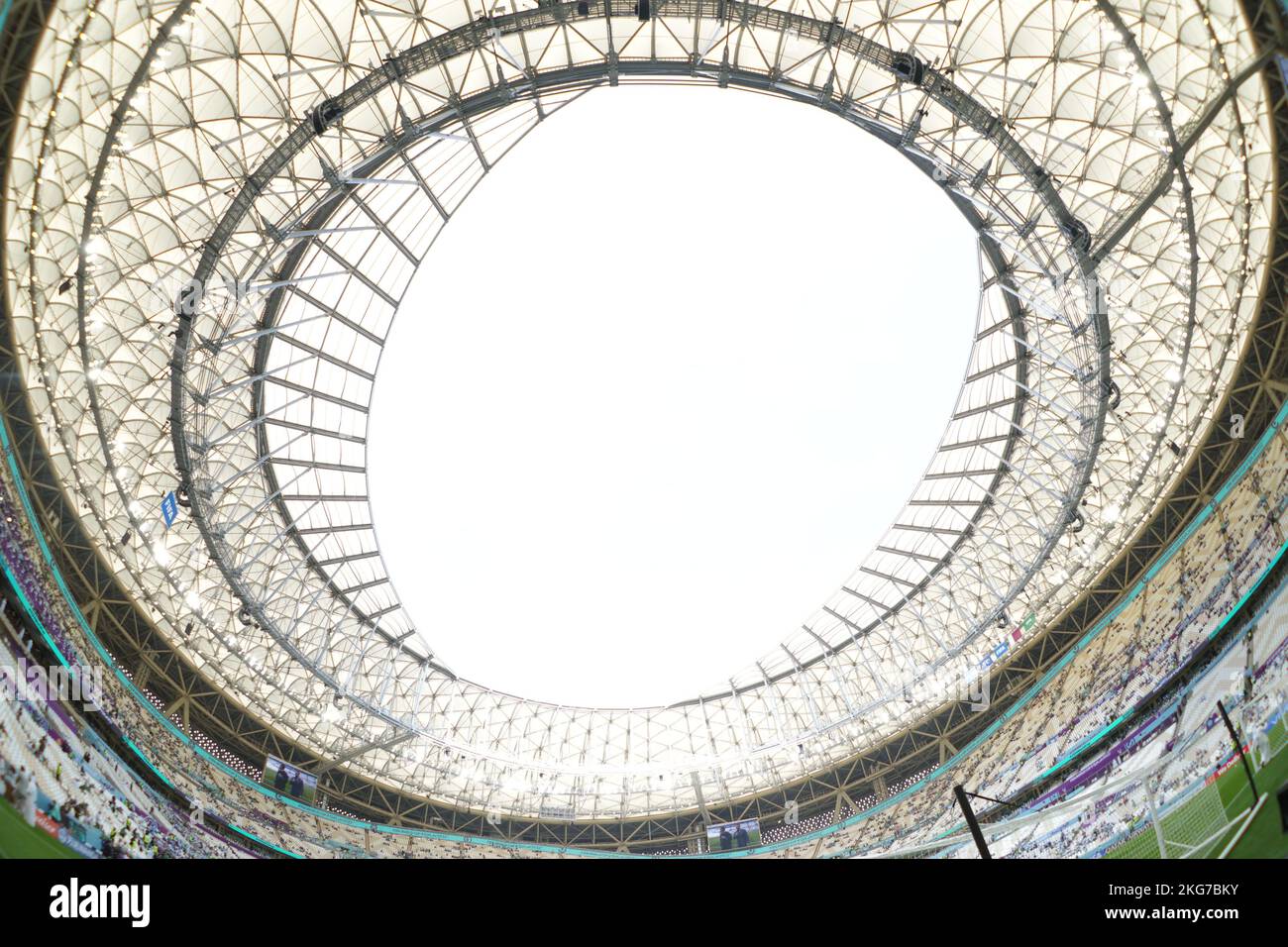 Lusail Stadium during the Qatar 2022 World Cup match, group C, date 1 ...