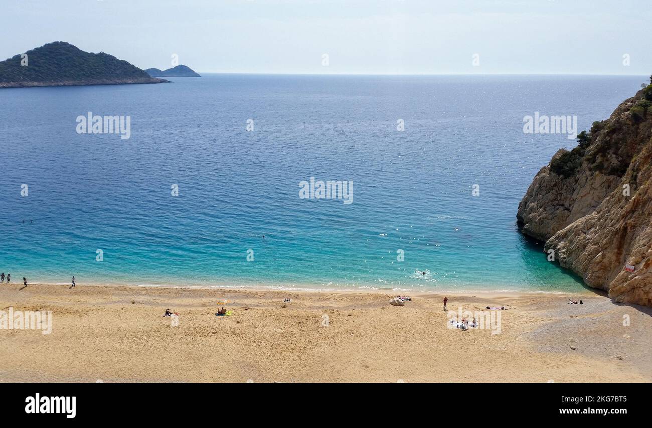 Kaputas Beach, Kas, Antalya in Turkey is a small beach between Kaş and ...