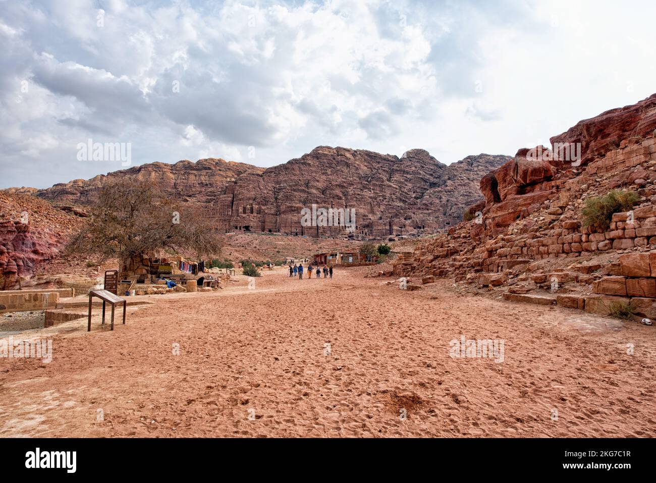 Ruins of an ancient city Petra. Jordan Kingdom Stock Photo - Alamy