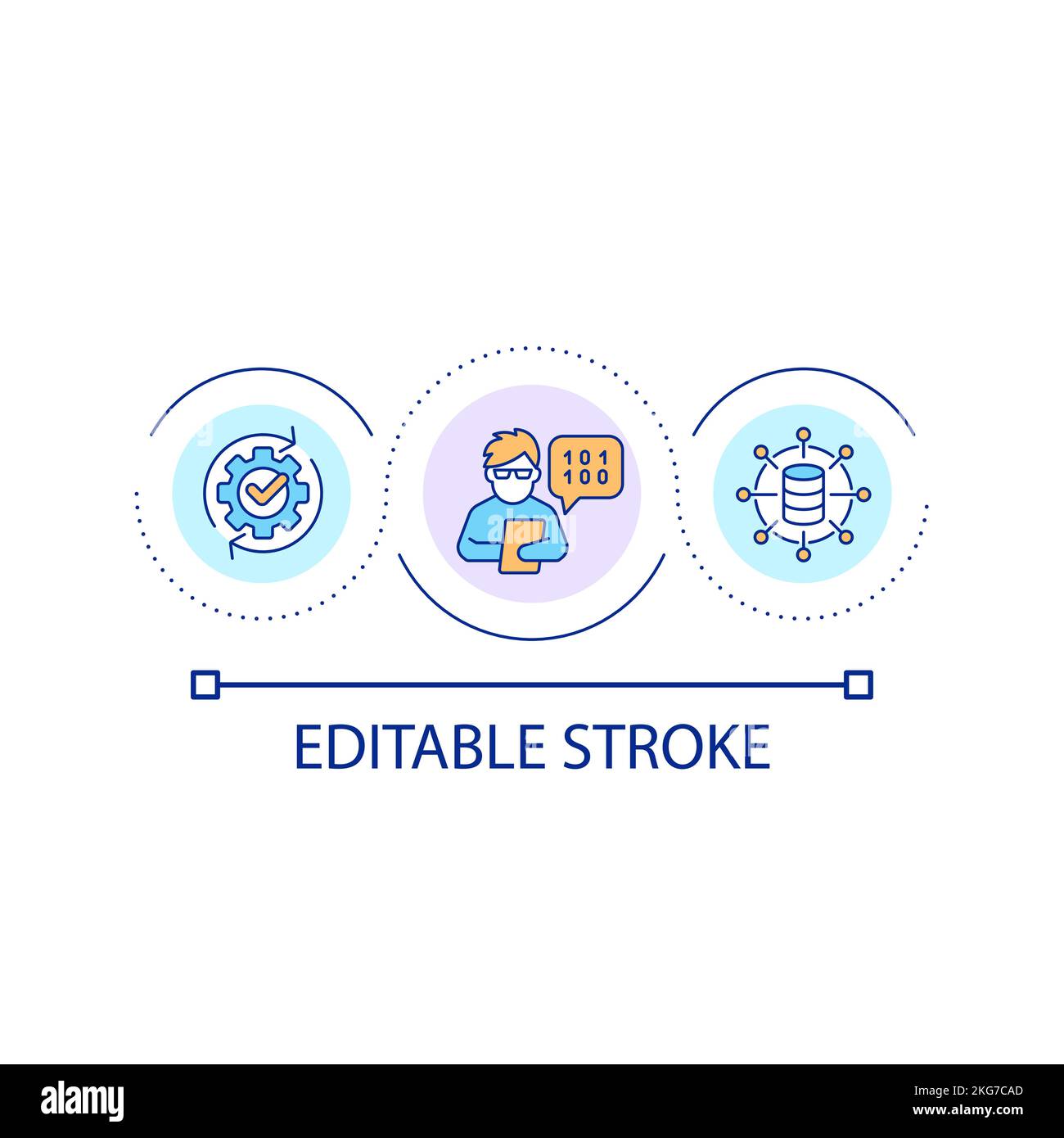 Database master loop concept icon Stock Vector Image & Art - Alamy Database master loop concept icon Stock Vector Image & Art - Alamy