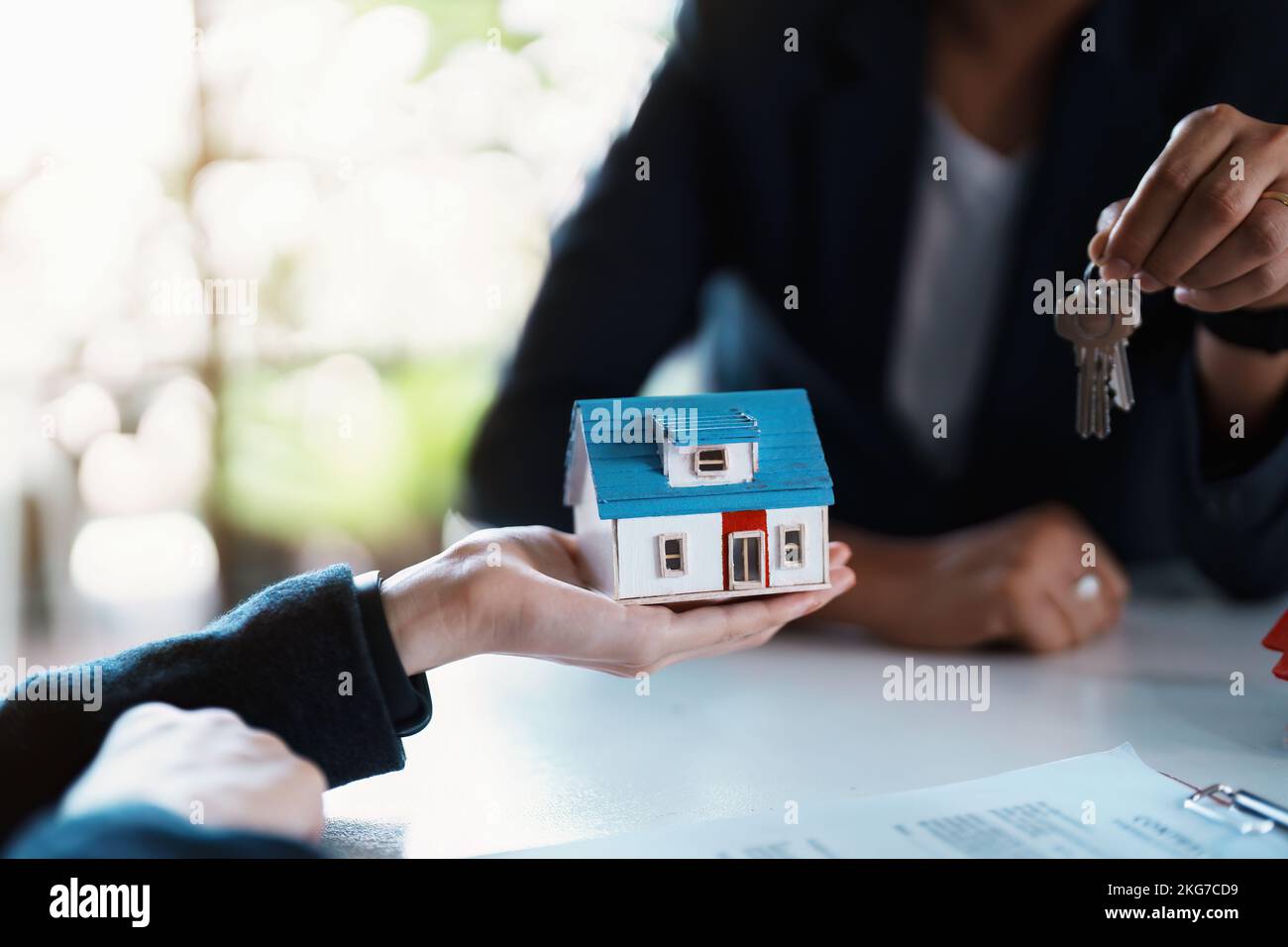 Accountant, businessman, real estate agent, Asian business woman ...