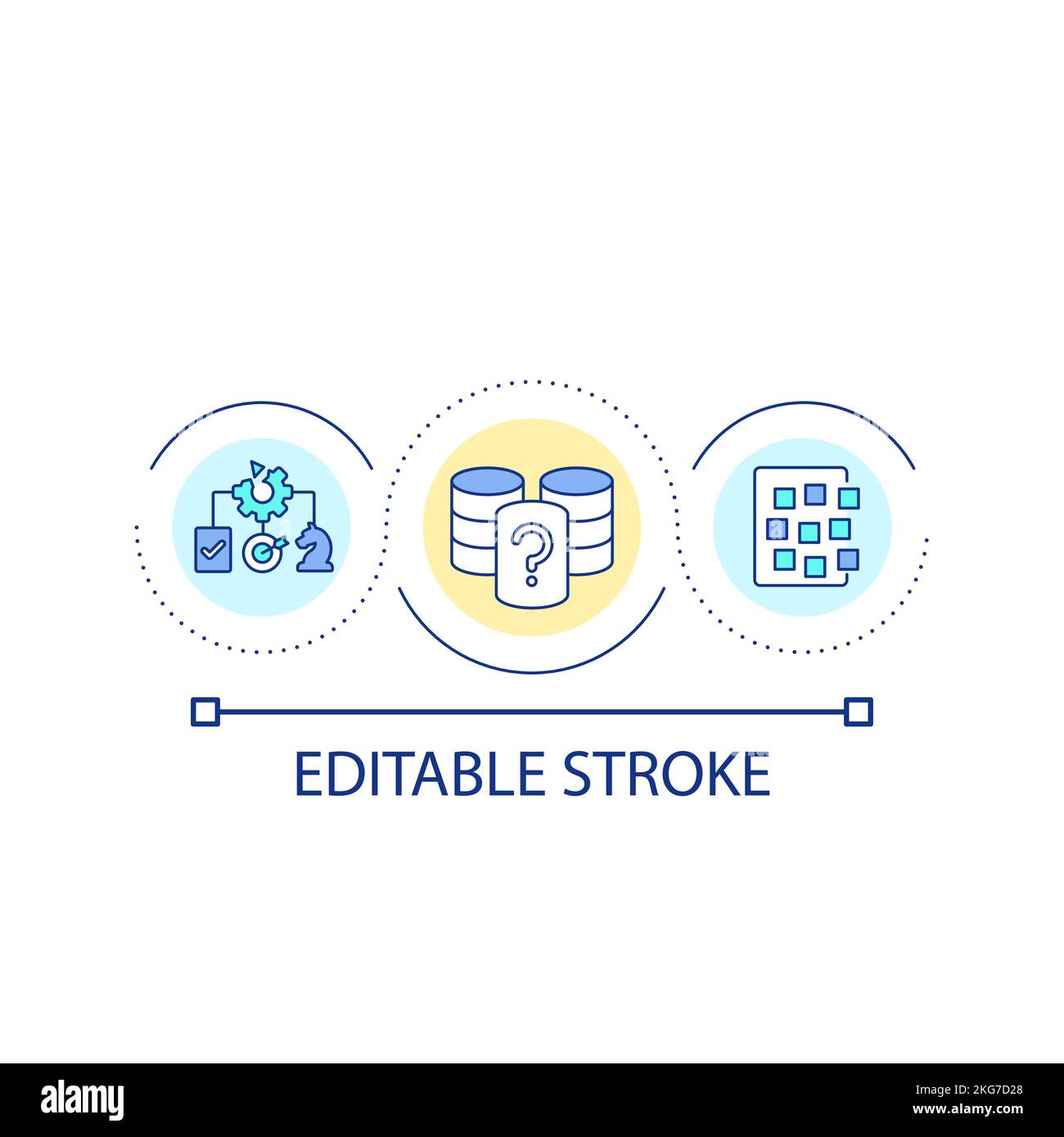Strategy issues loop concept icon Stock Vector Image & Art - Alamy