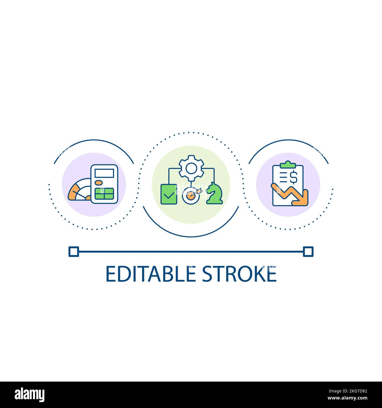 Business strategy issue loop concept icon Stock Vector Image & Art - Alamy