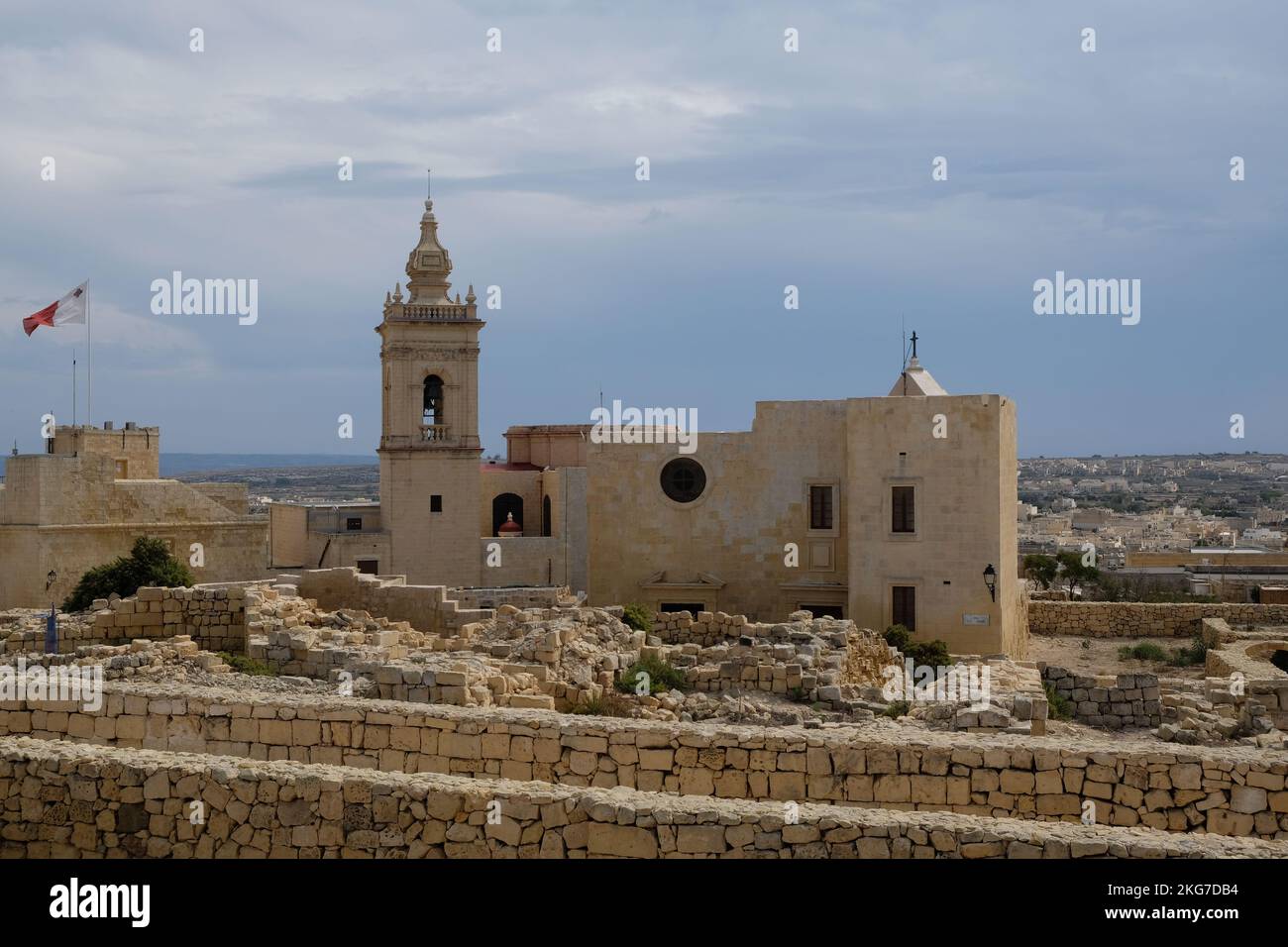 A view of an old castle in Malta Stock Photo - Alamy