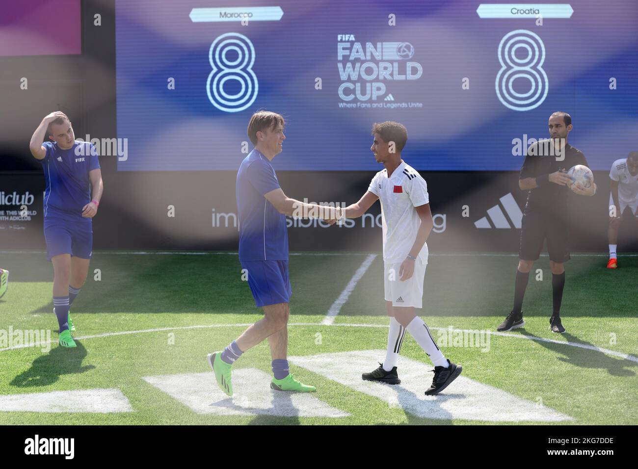 Doha, Qatar. 22nd Nov, 2022. Croatian former footballer and FIFA Legend ...