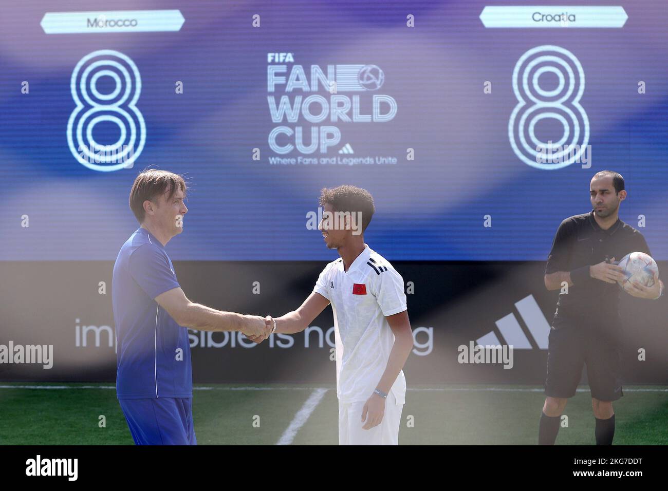 Doha, Qatar. 22nd Nov, 2022. Croatian former footballer and FIFA Legend ...