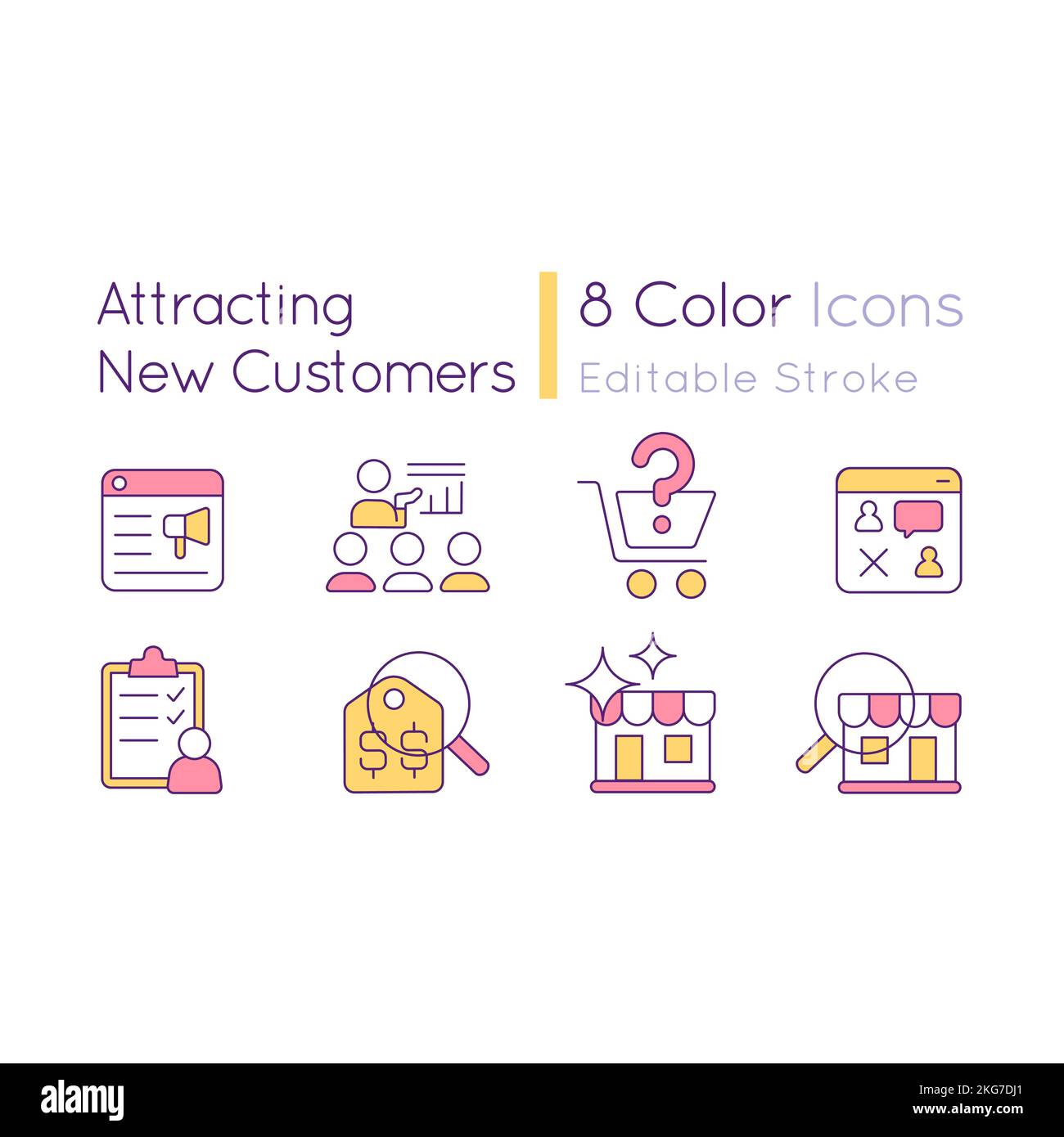Attracting new customers rgb hi-res stock photography and images - Alamy