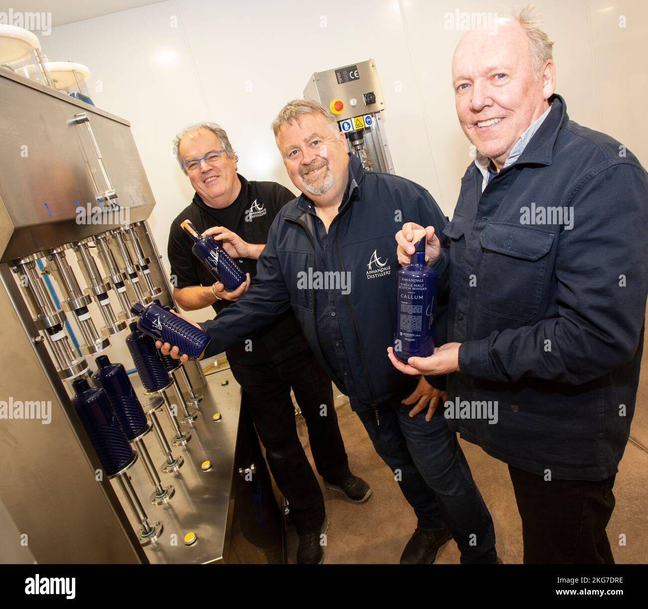 The official opening of bottling plant at Annandale Distillery, Annan ...