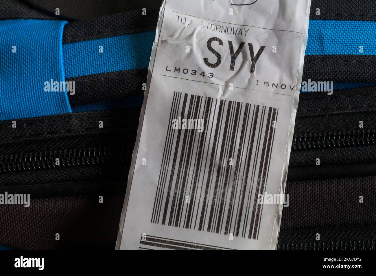 Loganair luggage label hi-res stock photography and images - Alamy