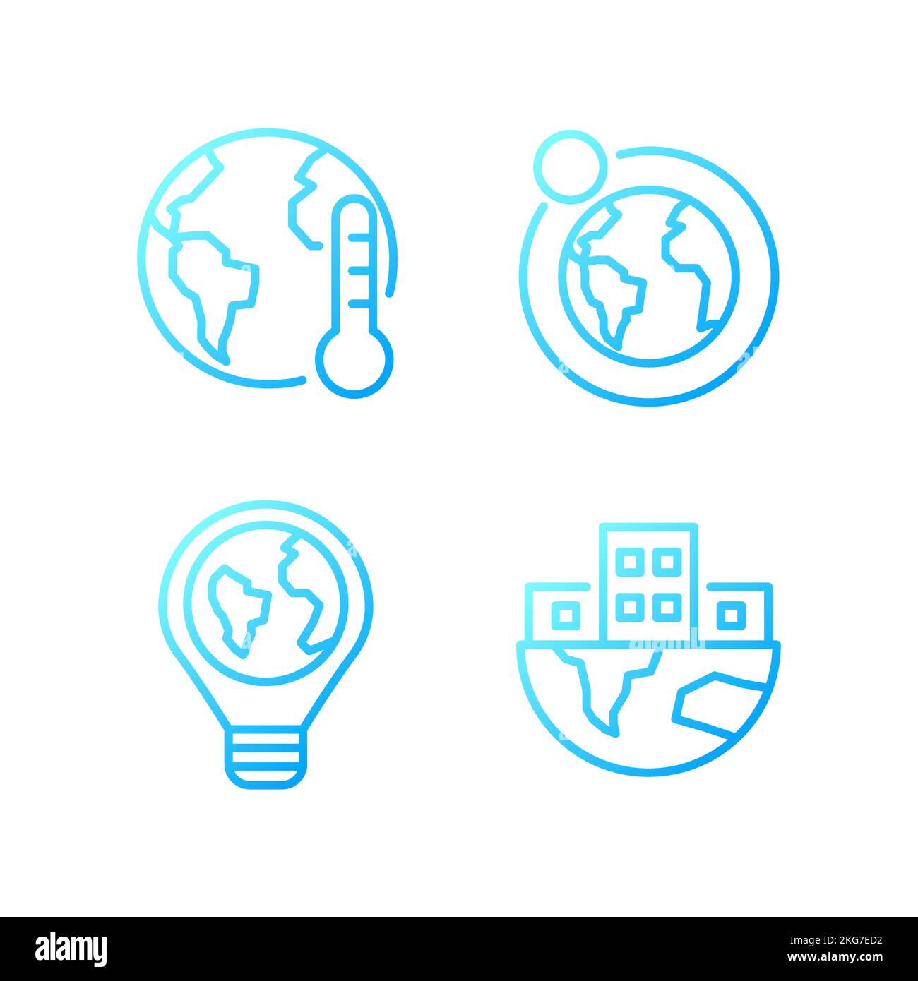 Global Problems Pixel Perfect Gradient Linear Vector Icons Set Stock Vector Image And Art Alamy