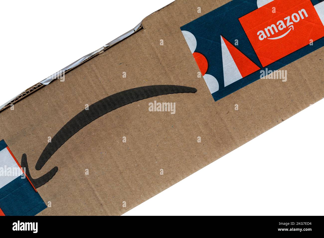 Amazon parcel white background hi-res stock photography and images - Alamy