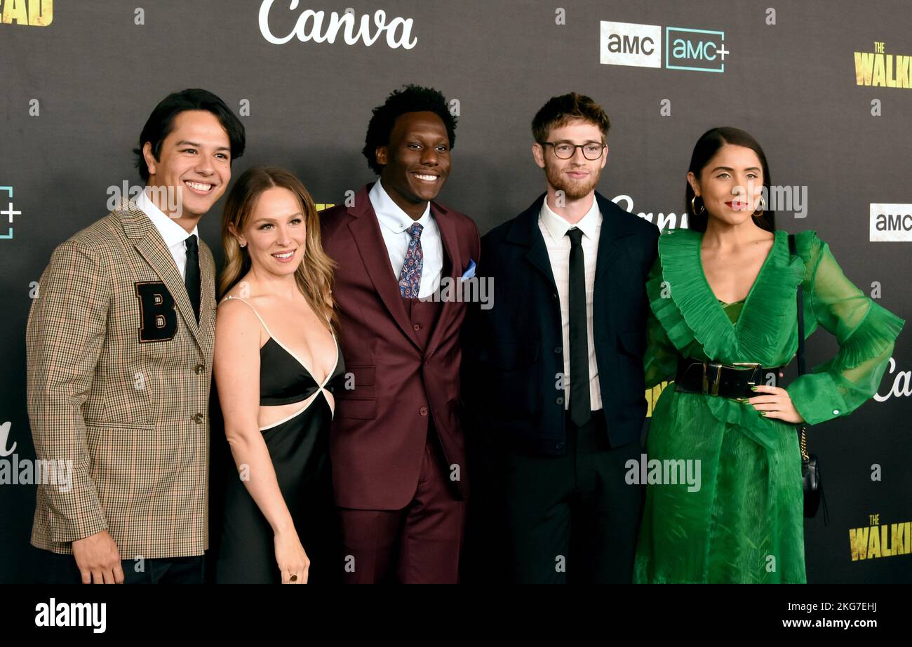 Los Angeles, California, USA 20th November 2022 (L-R) Actor Gustavo ...