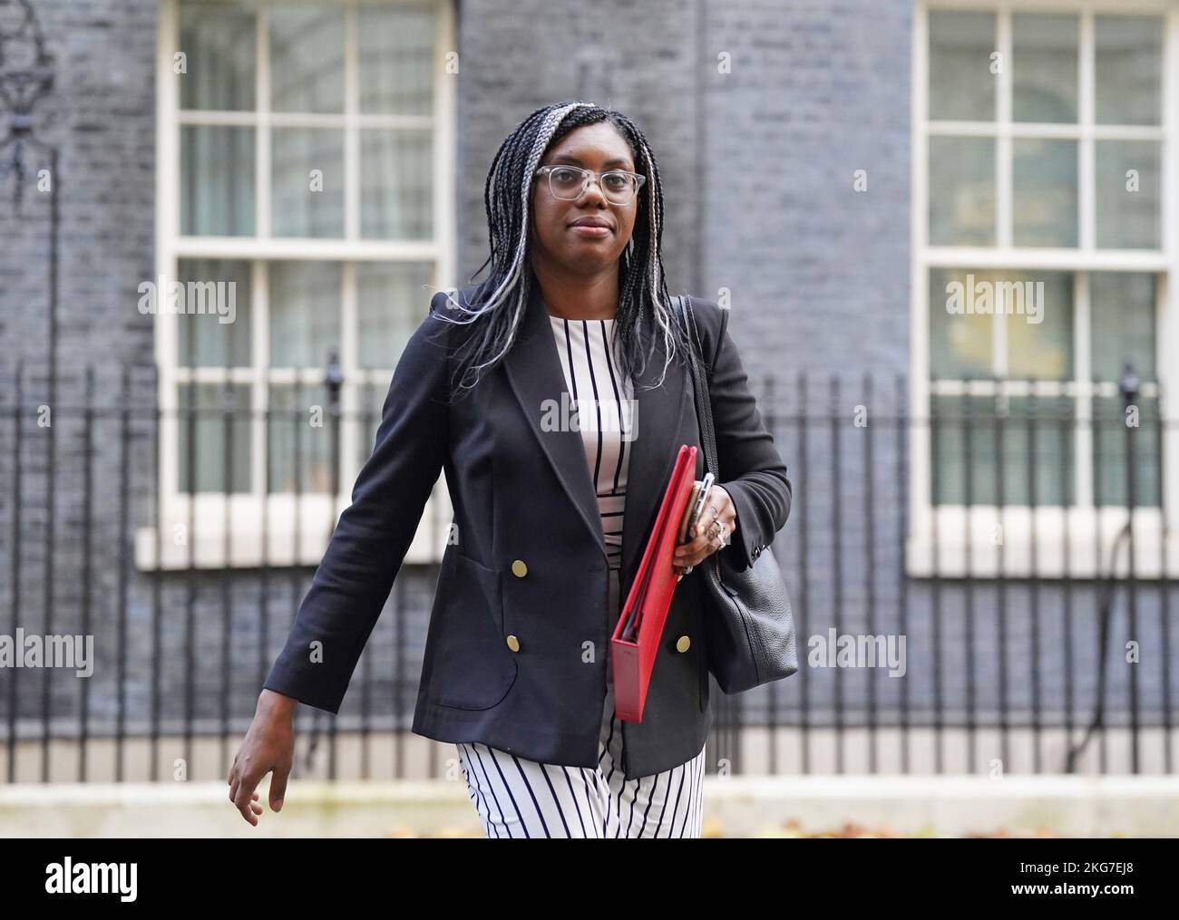 International Trade Secretary Kemi Badenoch leaving 10 Downing Street ...