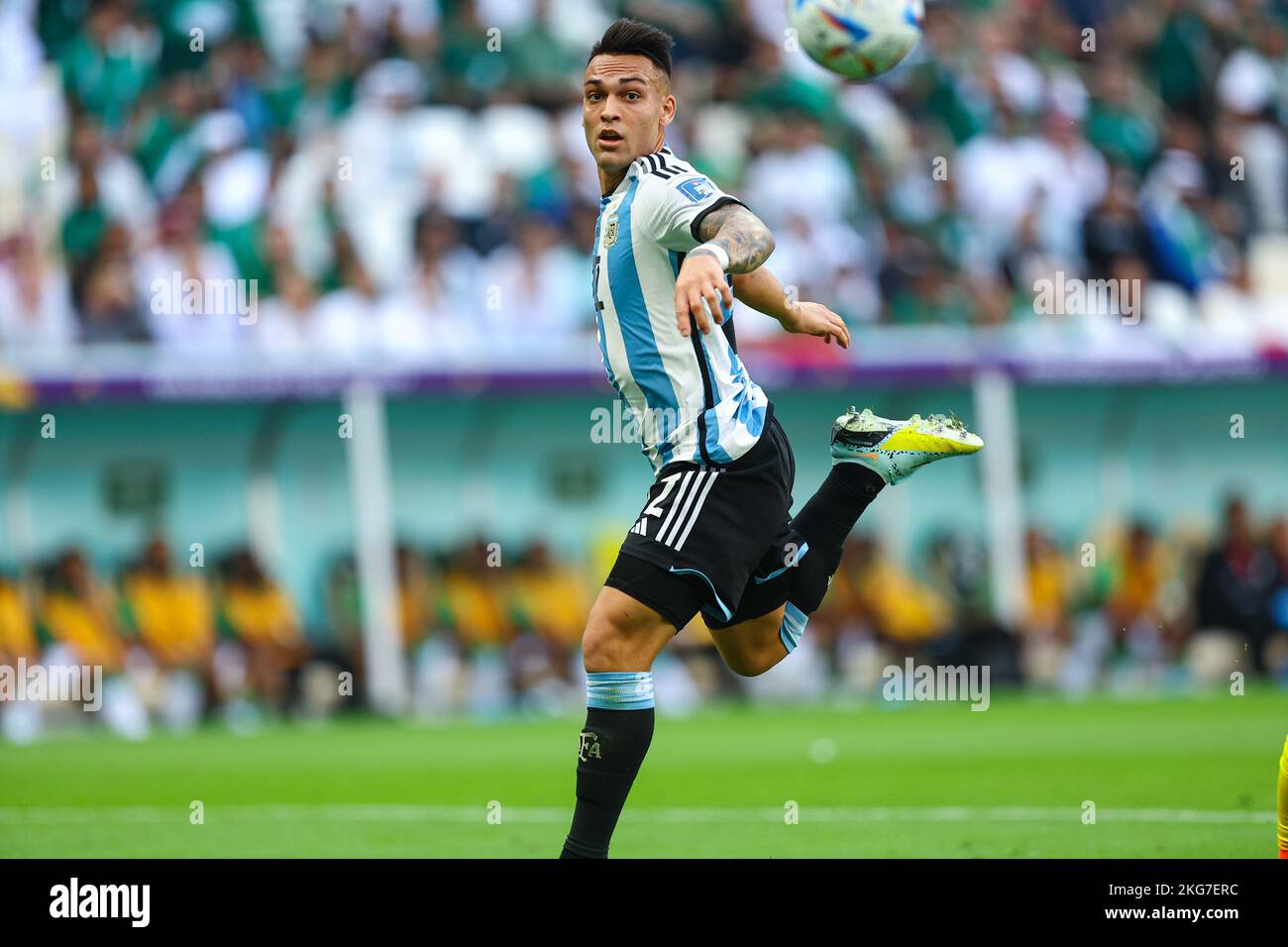 Lautaro Martinez during the FIFA World Cup Qatar 2022 Group C match ...