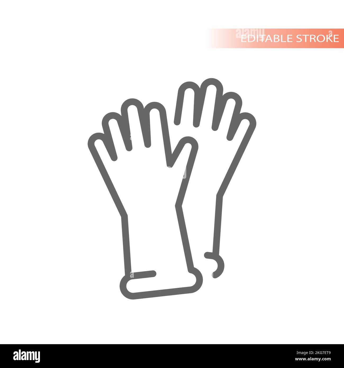 Sign to wear glove hi-res stock photography and images - Alamy