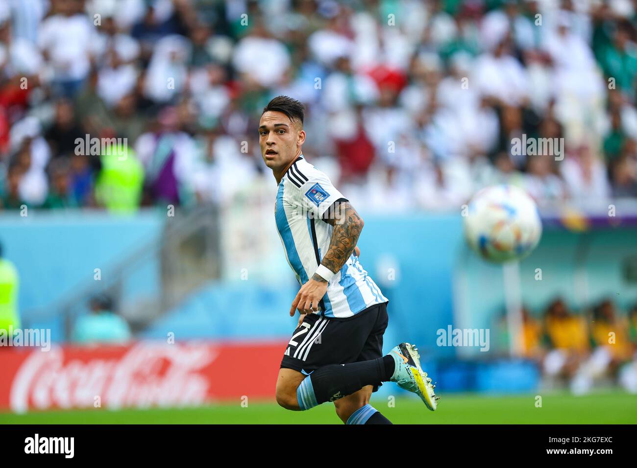 Lautaro Martinez during the FIFA World Cup Qatar 2022 Group C match ...